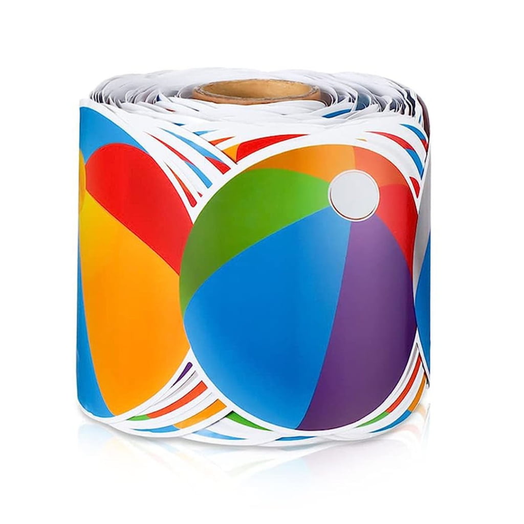 YIGSECU Bulletin Board Border Trim Colorful Balls Border Trim Sticker ...