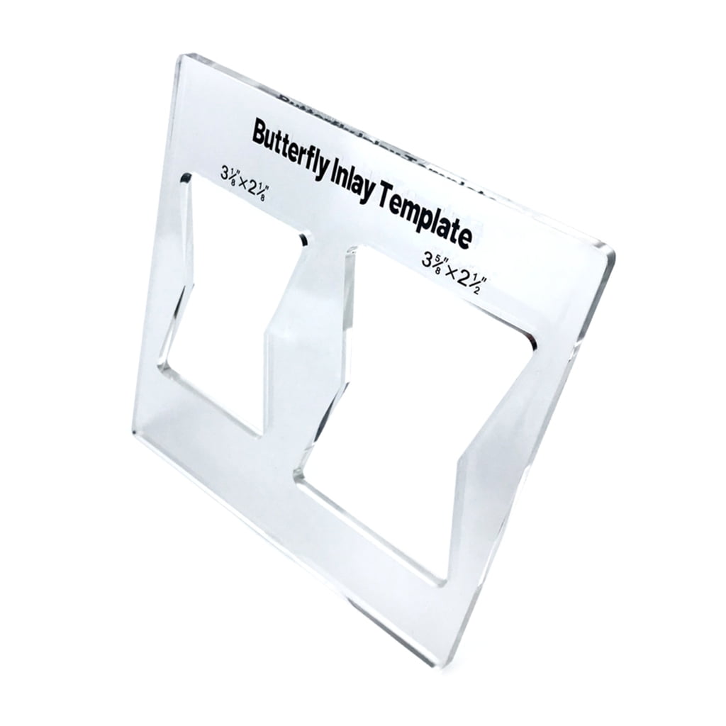 YIGSECU Butterfly Key Inlay Template Set Router Slotting Auxiliary Tool ...