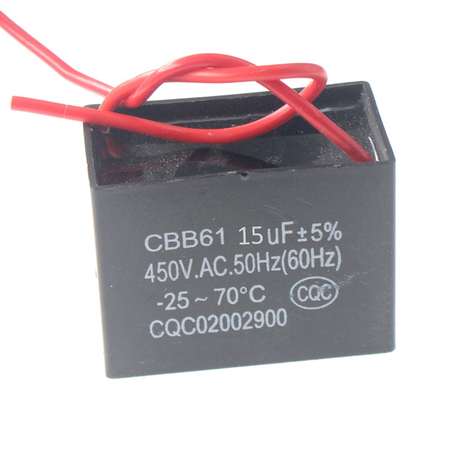 YIGSECU CBB61 Capacitor 450V 1UF-20UF Start Capacitance Fan Capacitor 1 ...