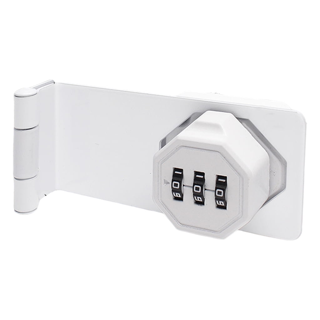 YIGSECU Cabinet 3-Digit Combination Lock Door Security Slide Lock ...
