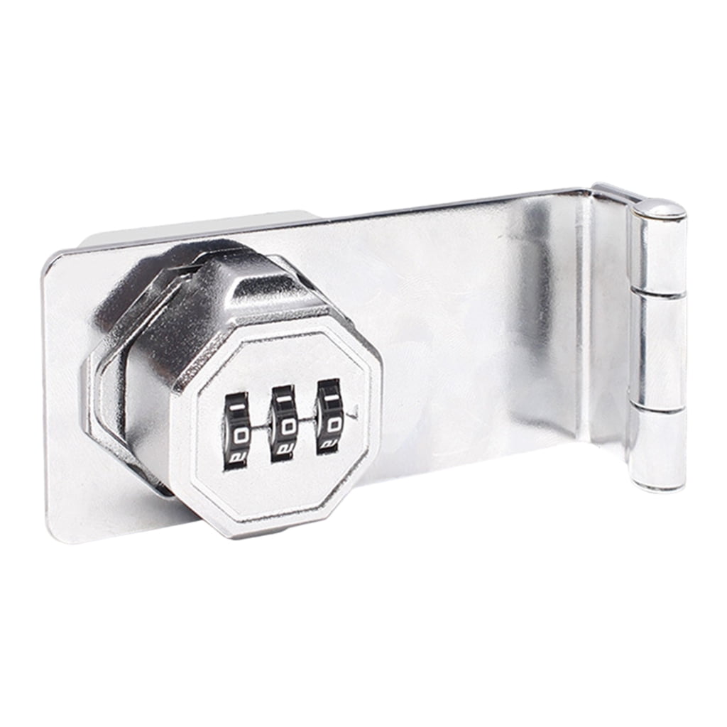 YIGSECU Cabinet 3-Digit Combination Lock Door Security Slide Lock ...