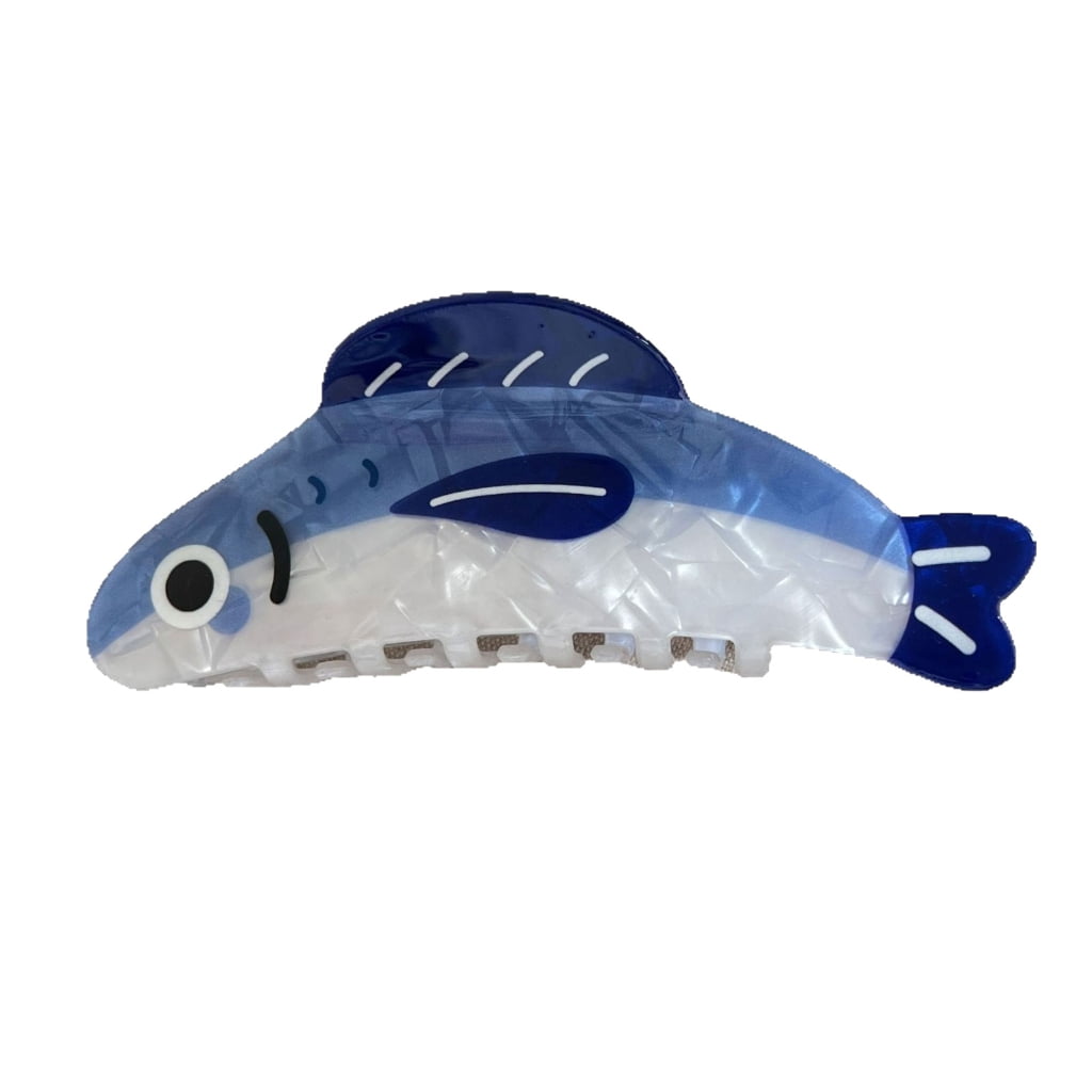 YIGSECU Cartoon Fish Design Hair Barrettes Practical Acrylic Hairpin ...