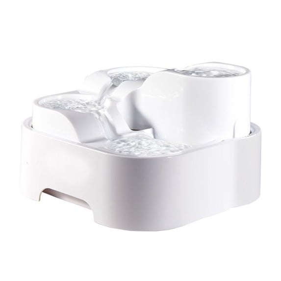 YIGSECU Cats Water Fountain Filtered Automatic Pet Dog Drinking Bowl ...