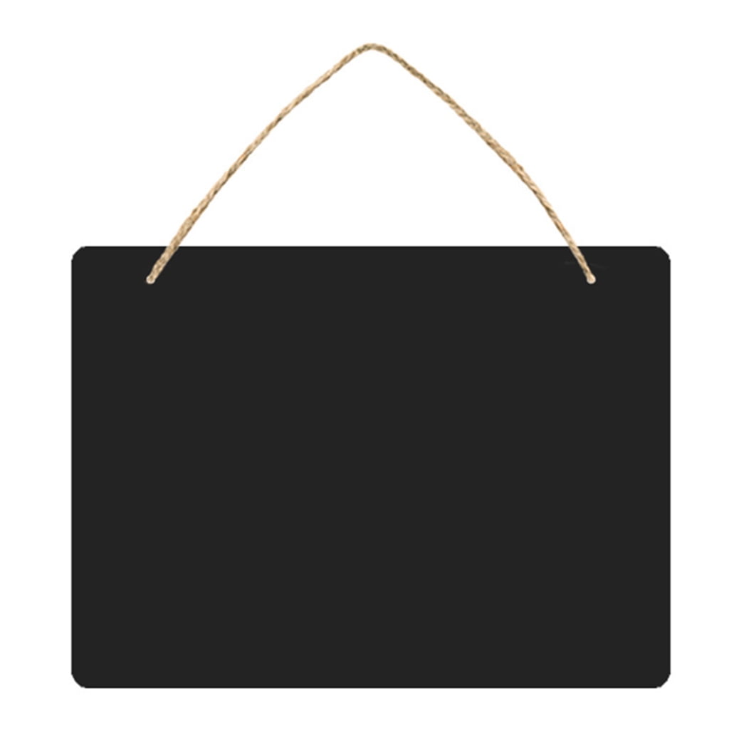 YIGSECU Chalkboard Hanging Signs Double Sided for Standard Chalk ...