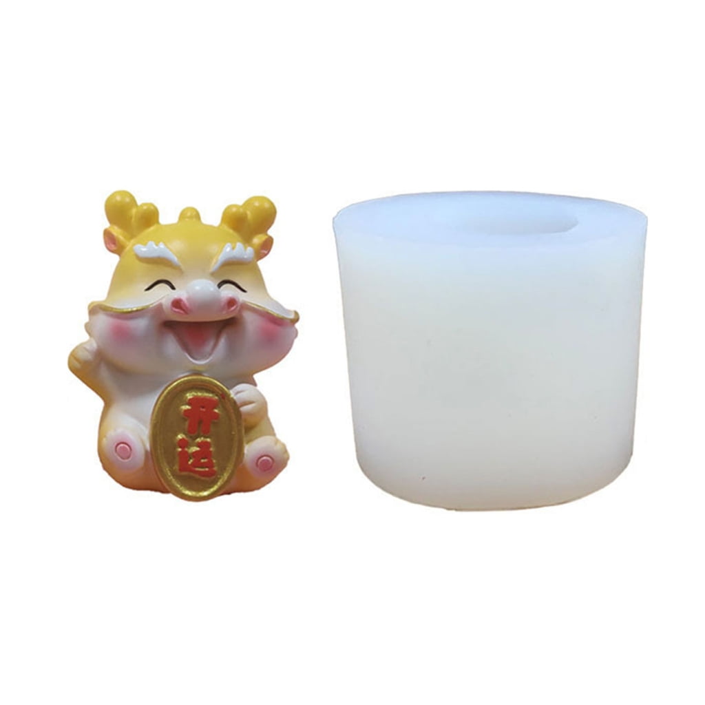 YIGSECU Clay Mold Chinese Dragon Silicone Molds Moulds Hand-Making ...