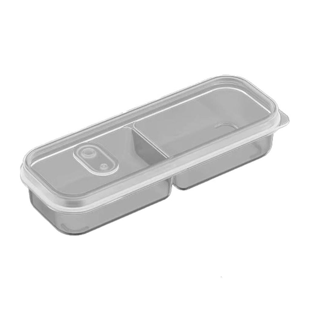 YIGSECU Clear Multi Section Meal Preparation Container Leakproof ...