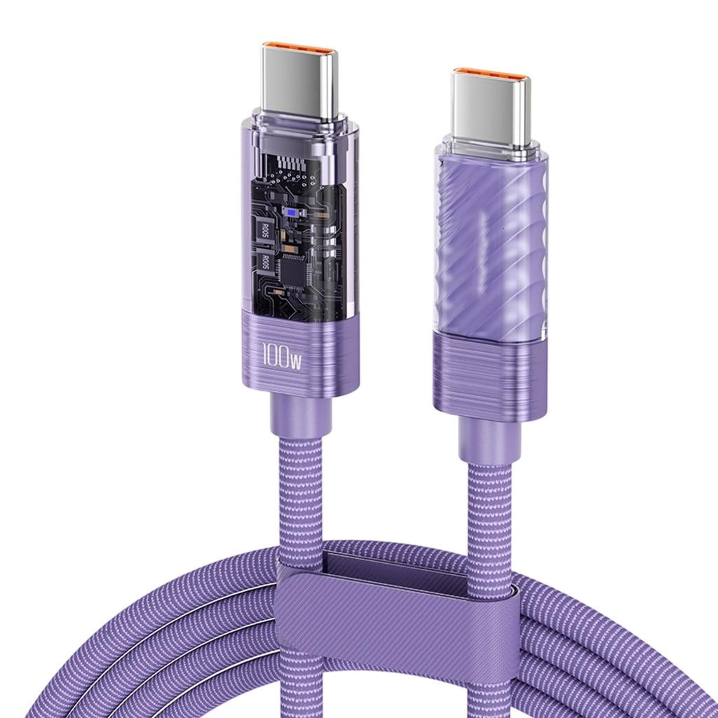 YIGSECU Clear Views 100W USB C to USB C Cable Fast Charge Cable ...