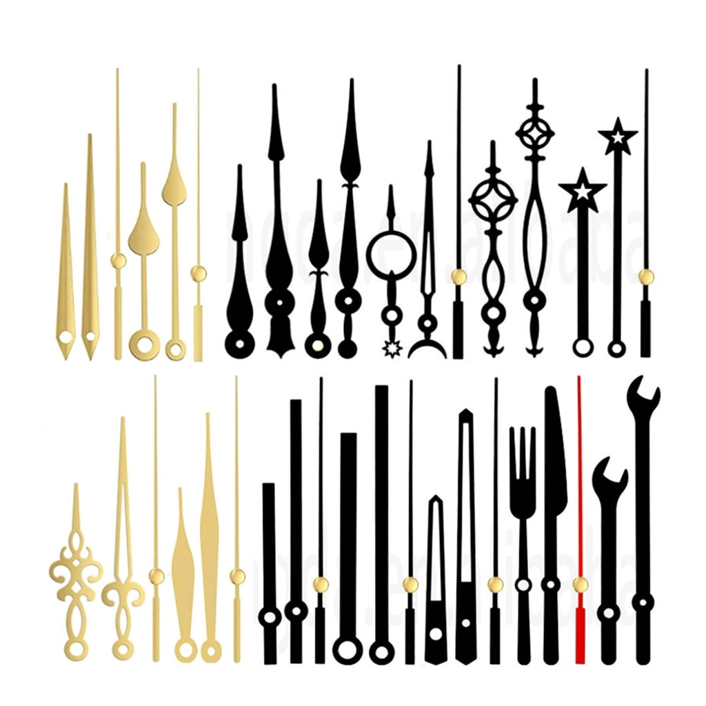 YIGSECU Clock Hands for Clock Making Multiple Sizes Available Great for Clock Repair 10/12/14/15 ...