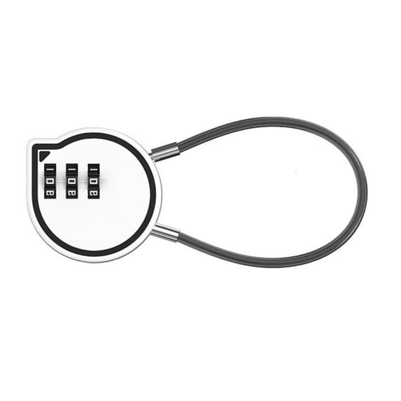 YIGSECU Combination Cable Lock 3 Digit Lock Anti-theft Lock for ...