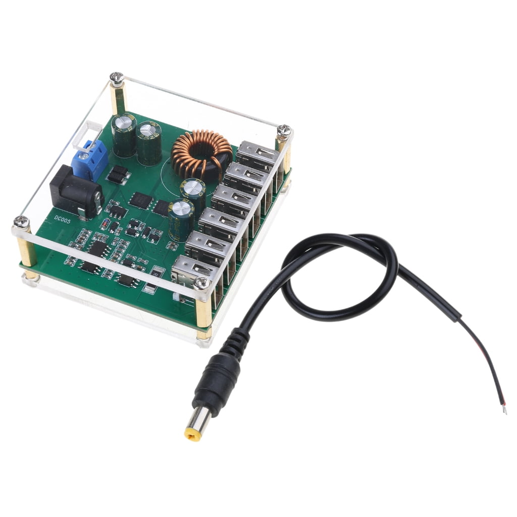 YIGSECU Compactly 6USB Power Supply Module Voltages Regulator with 6 ...