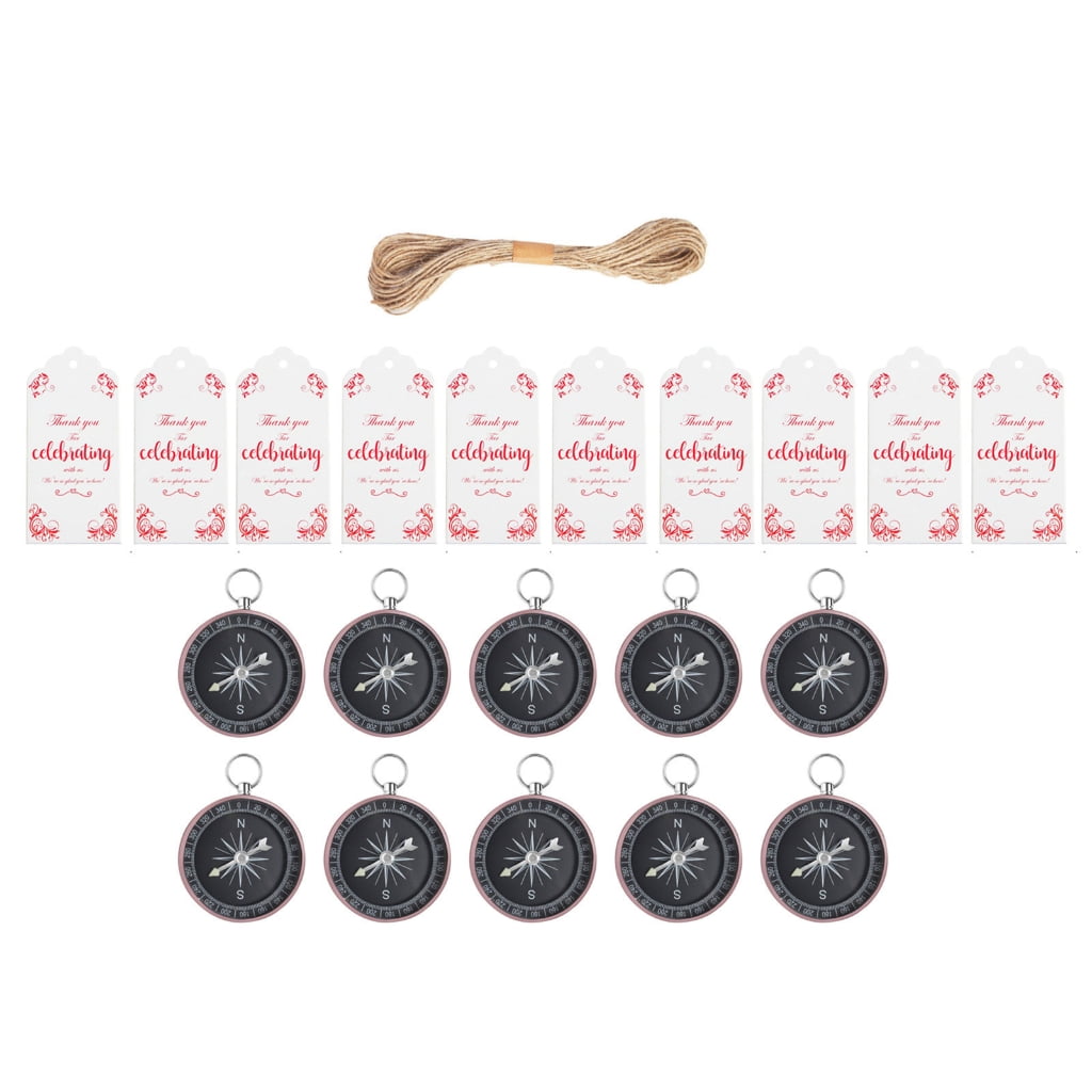 YIGSECU Compasses Wedding Favors Guests Suit Navigational Travel Themed ...