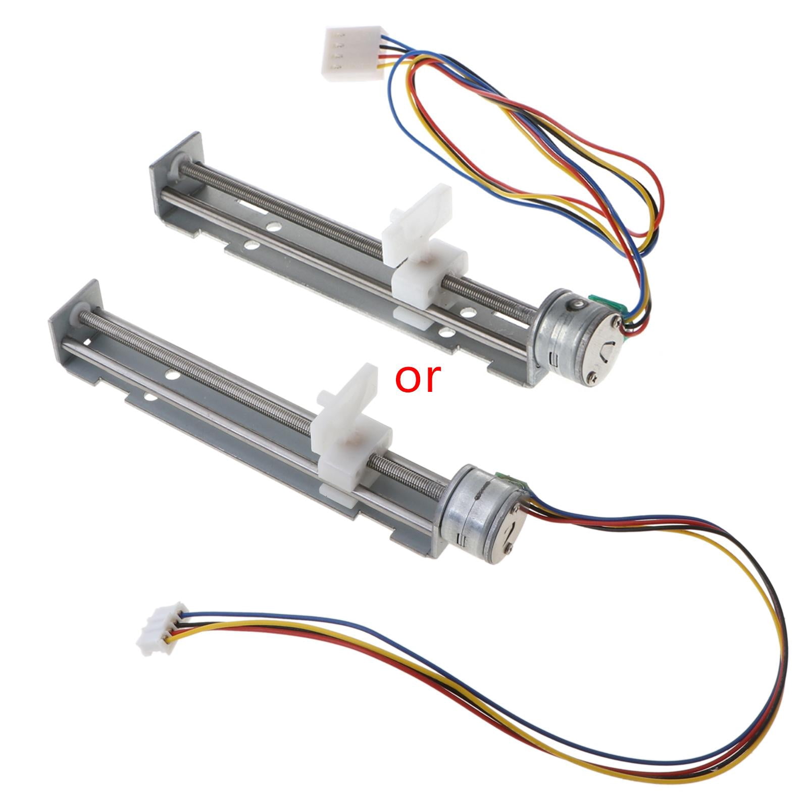 YIGSECU DC 4-9V Drive Stepper Motor Screw with Nut Slider 2 Phase 4 ...