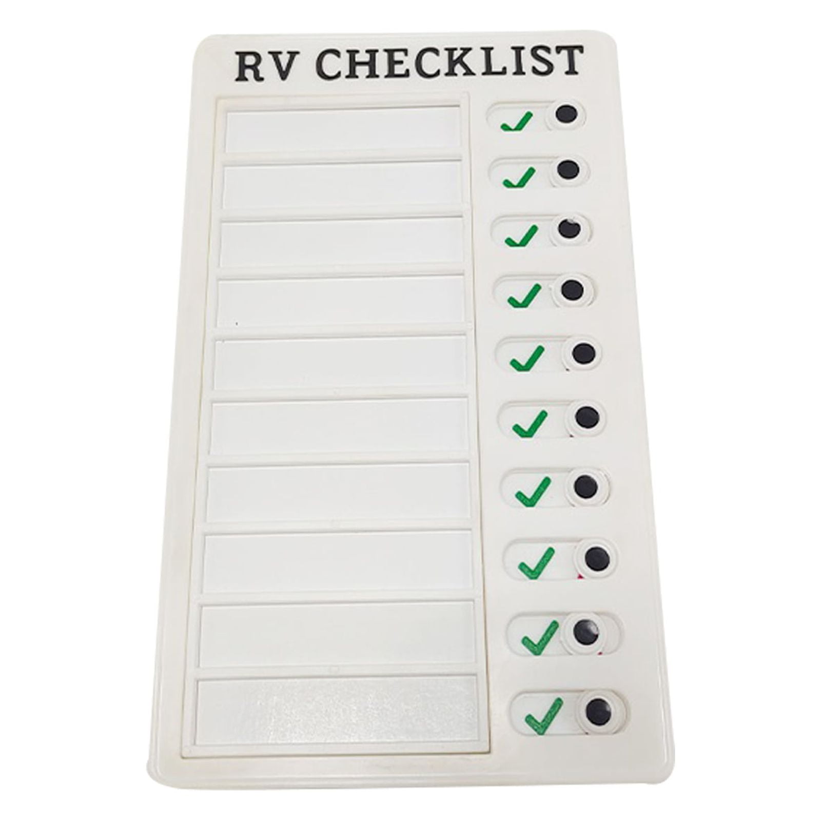 YIGSECU Daily Affairs Checklist Wall Mount Memo Boards Portable Adjustable Daily Checklist Board ...