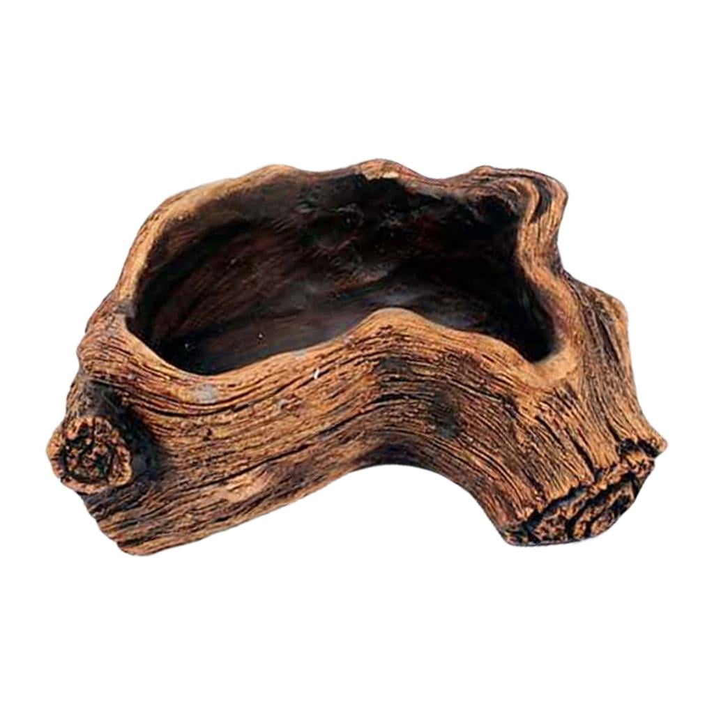 YIGSECU Decorative Cement Flower Pots with Natural Tree Root Aesthetic ...