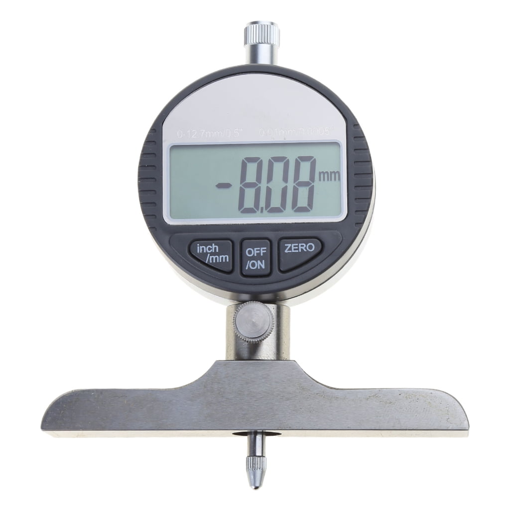YIGSECU Depth Gauge Digital Electronic 0.5/1Inch Measuring Ranges ...