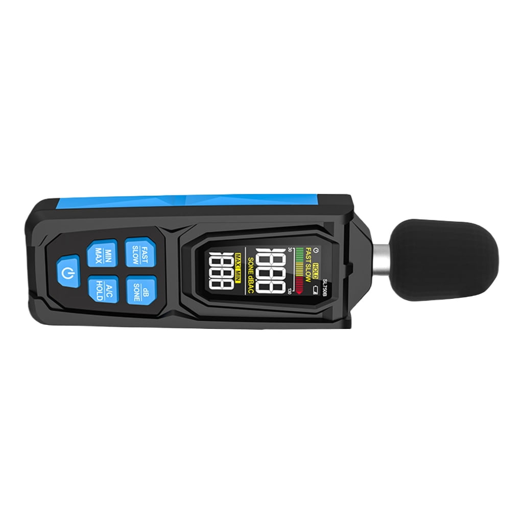 YIGSECU Digital Sound Levels Meter 30-130dB Decibel Meter Tester LCD ...