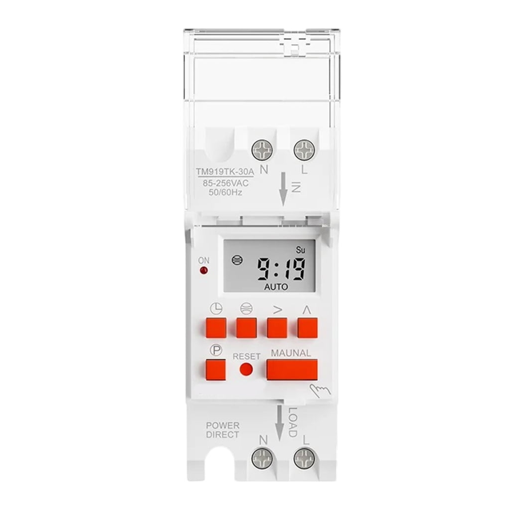 YIGSECU Digital Timer Control Switches with LCD Display Digital Time ...