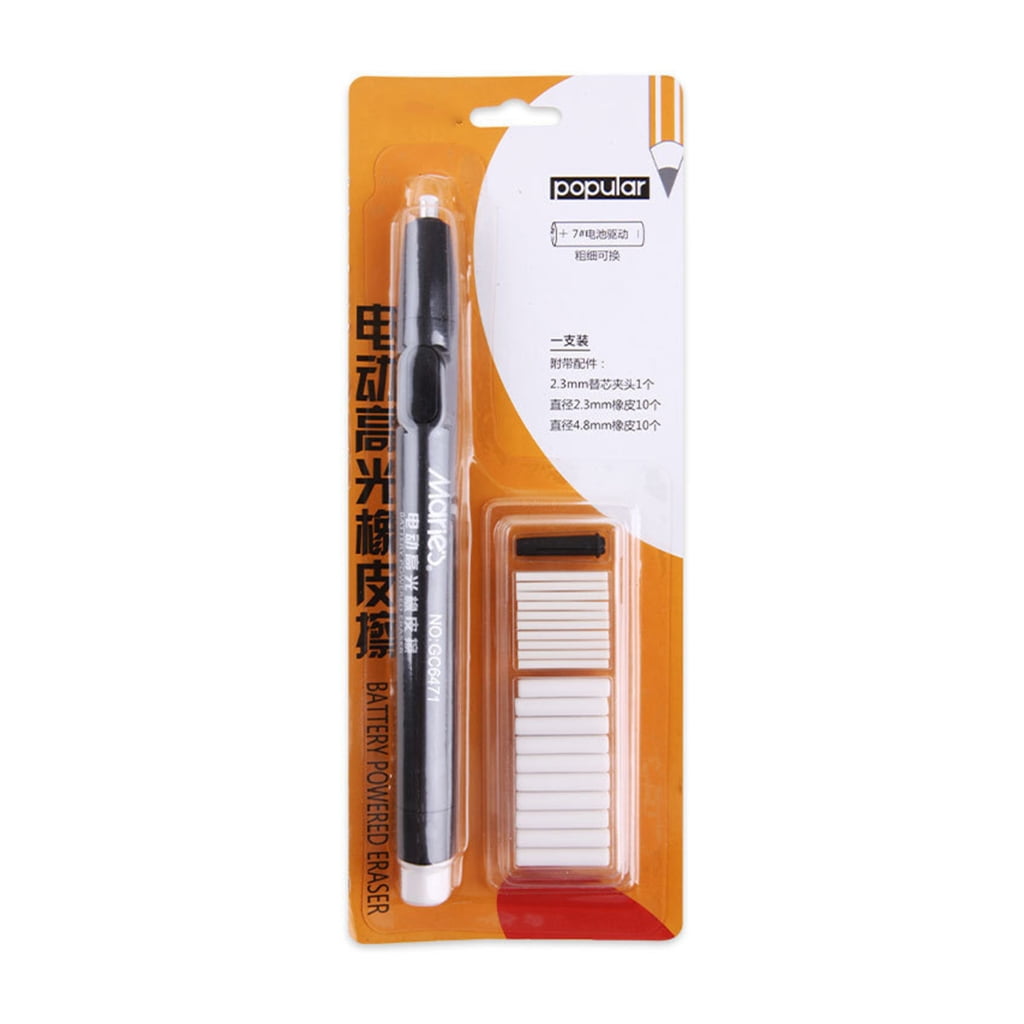 YIGSECU Double Ended Electric Eraser Pen Sketching Erasers with 20 ...