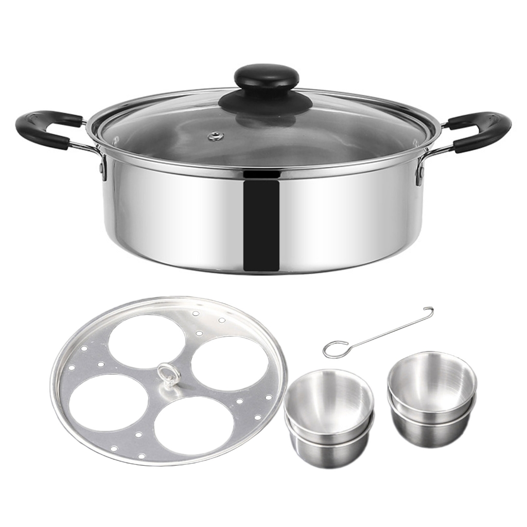YIGSECU Double Layer Insert Pots for Baking Noodles Food Steamers ...