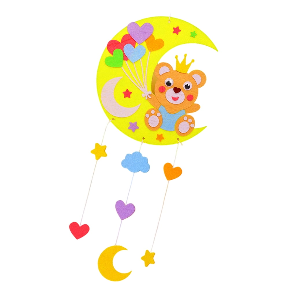 YIGSECU Dreamcatchers Making Kits for Kids Includes Felt Sticker ...