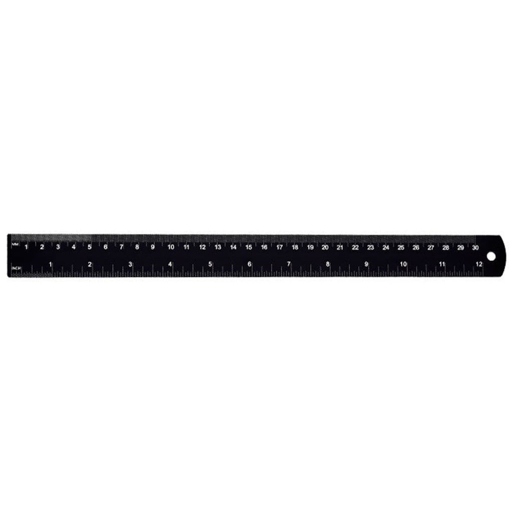 YIGSECU Easy Carry Ruler with Easy to Read Metric Inch marking 15/30cm ...