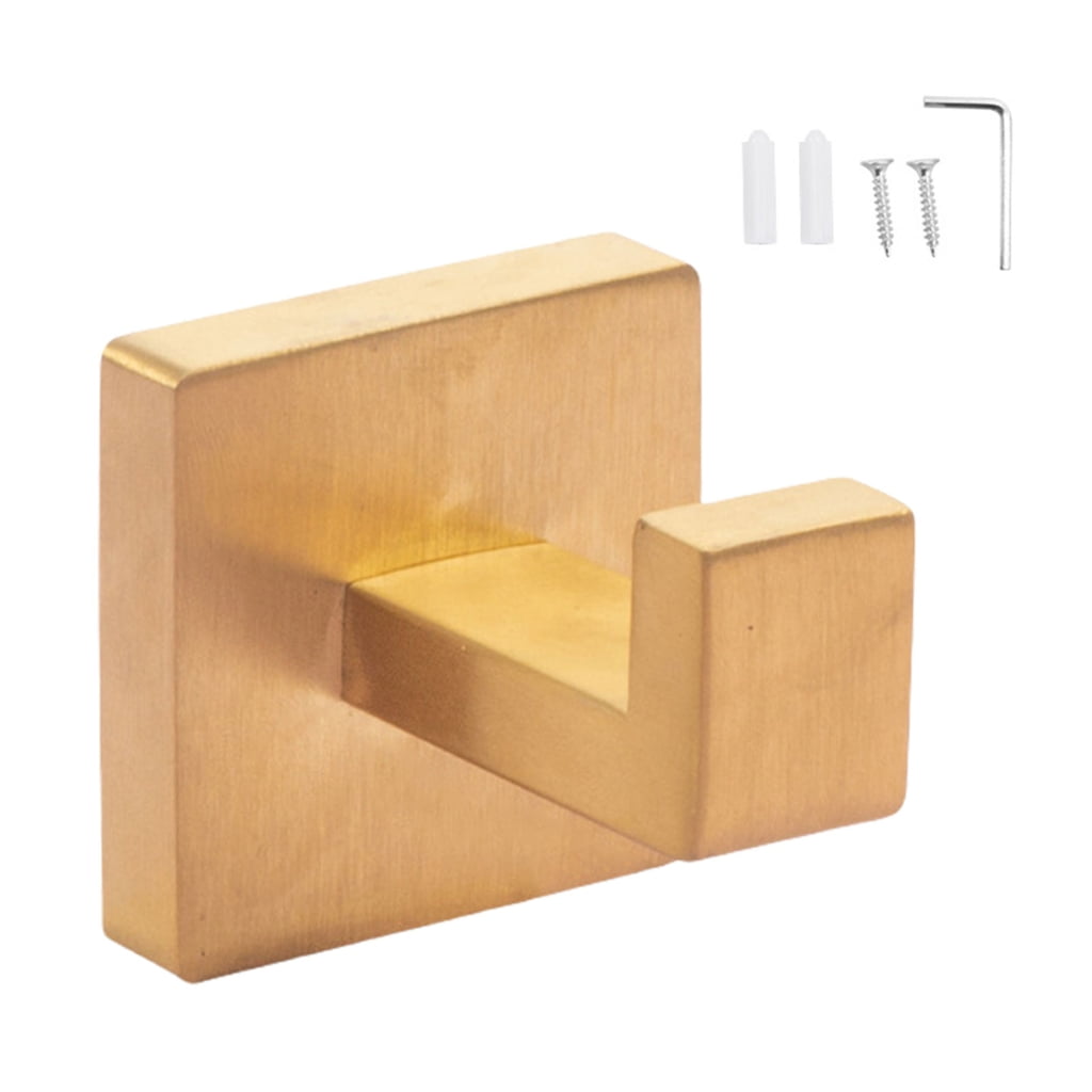 YIGSECU Easy to Installion Stainless Steel Hook for Glass Door and Wall ...