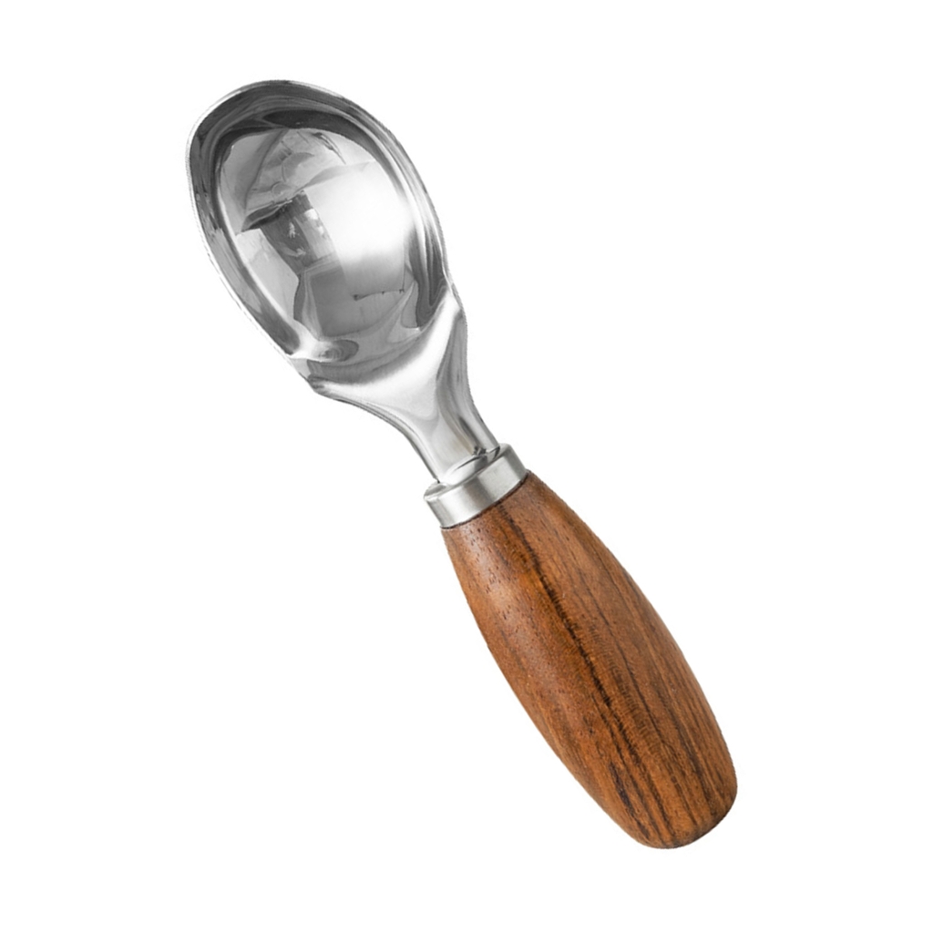 YIGSECU Effective Wood Dessert Scoops Practical Wood Dessert Spoon ...
