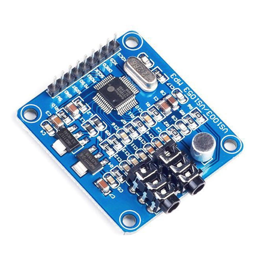 YIGSECU Efficient VS1003B MP3 Decoding Module with Headphone and Line Input Stereo Sound for ...