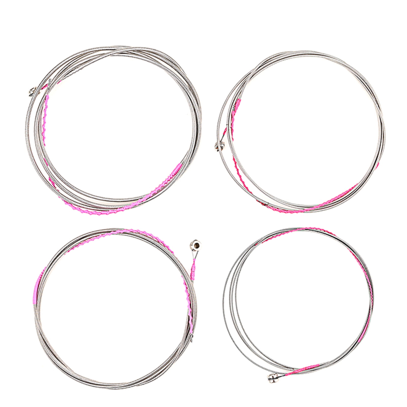 YIGSECU Electric Bass Strings Stainless Steel Acoustic Guitar Strings ...