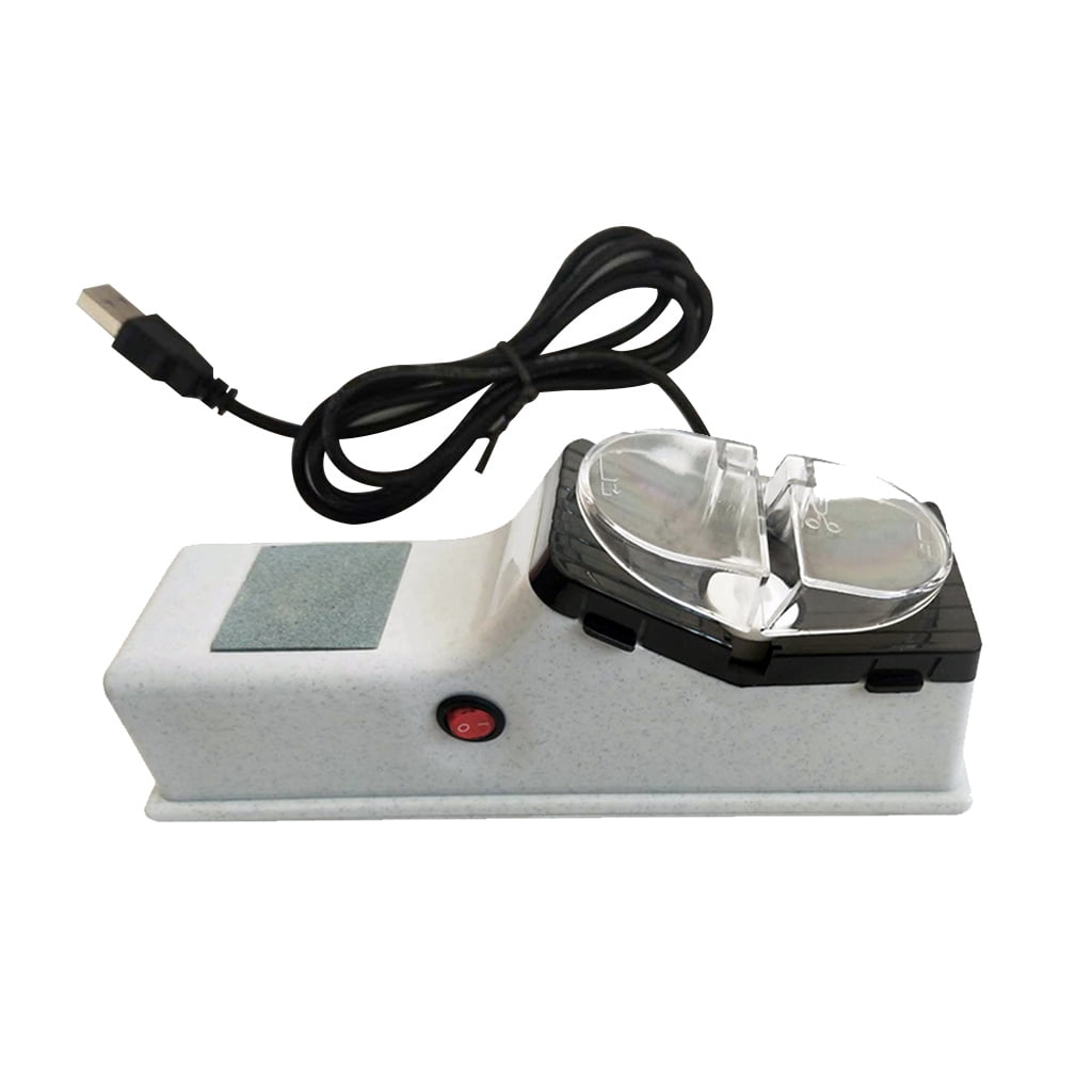 YIGSECU Electric Knives Sharpener USB Powered Multi-Function Electric ...