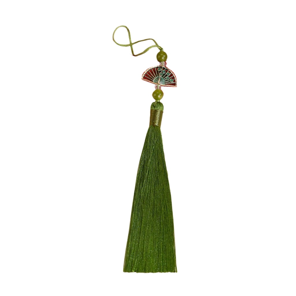 YIGSECU Elegant Charm Han Fu Accessory Tassels with Fan Designs for ...
