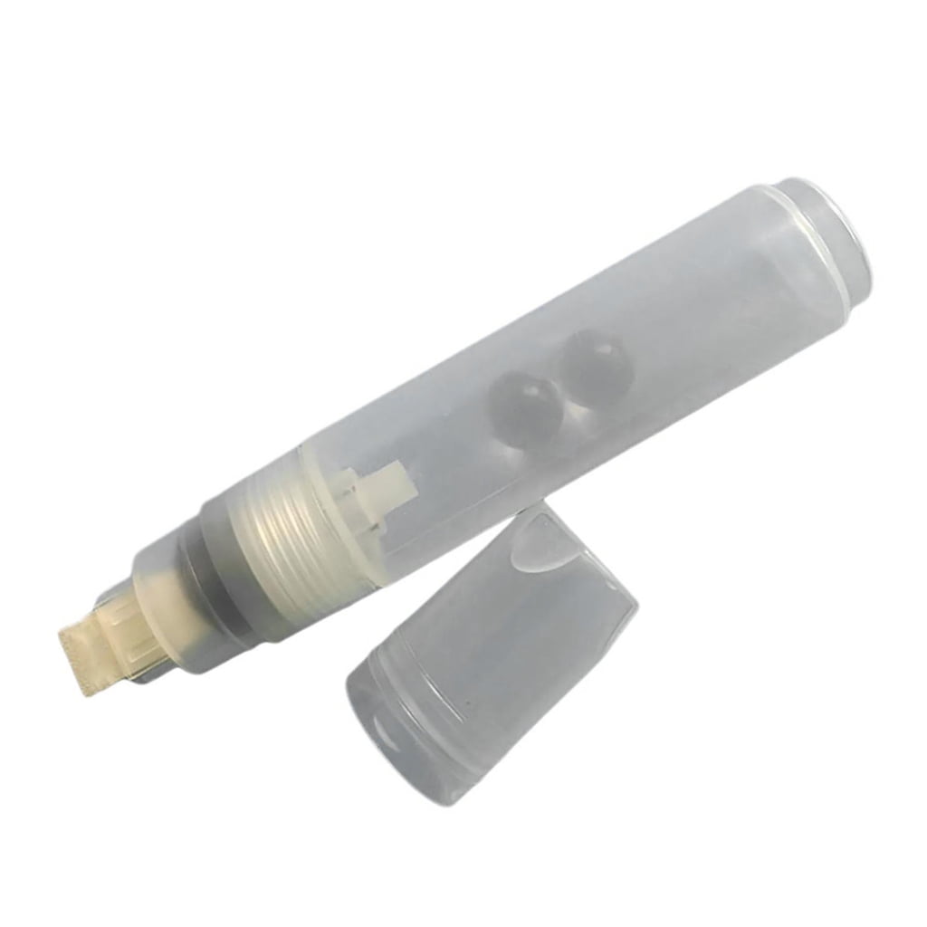 YIGSECU Empty Paint Pen 10mm Flat or Round Tip Refillable Empty Marker ...