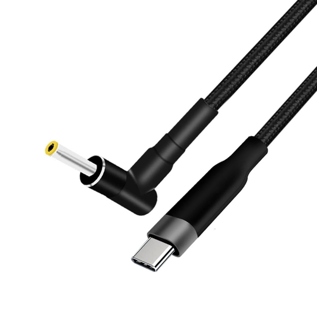 YIGSECU Fast Charging Laptop Power Cord USB C to 5.5x2.5mm 20V PD100W ...