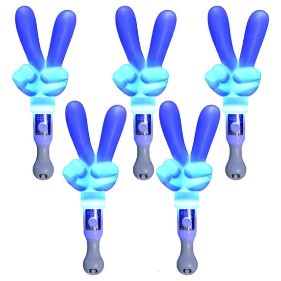 YIGSECU Finger Shaped Glow Sticks Gesture Light Up Sticks for Wedding ...