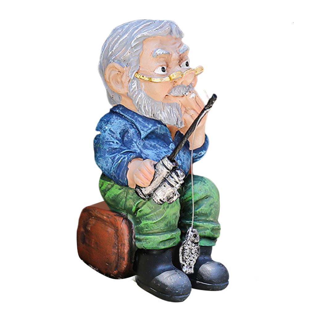 YIGSECU Fishing Geezer Old Man Craft Simulation Hideouts Cave Garden ...
