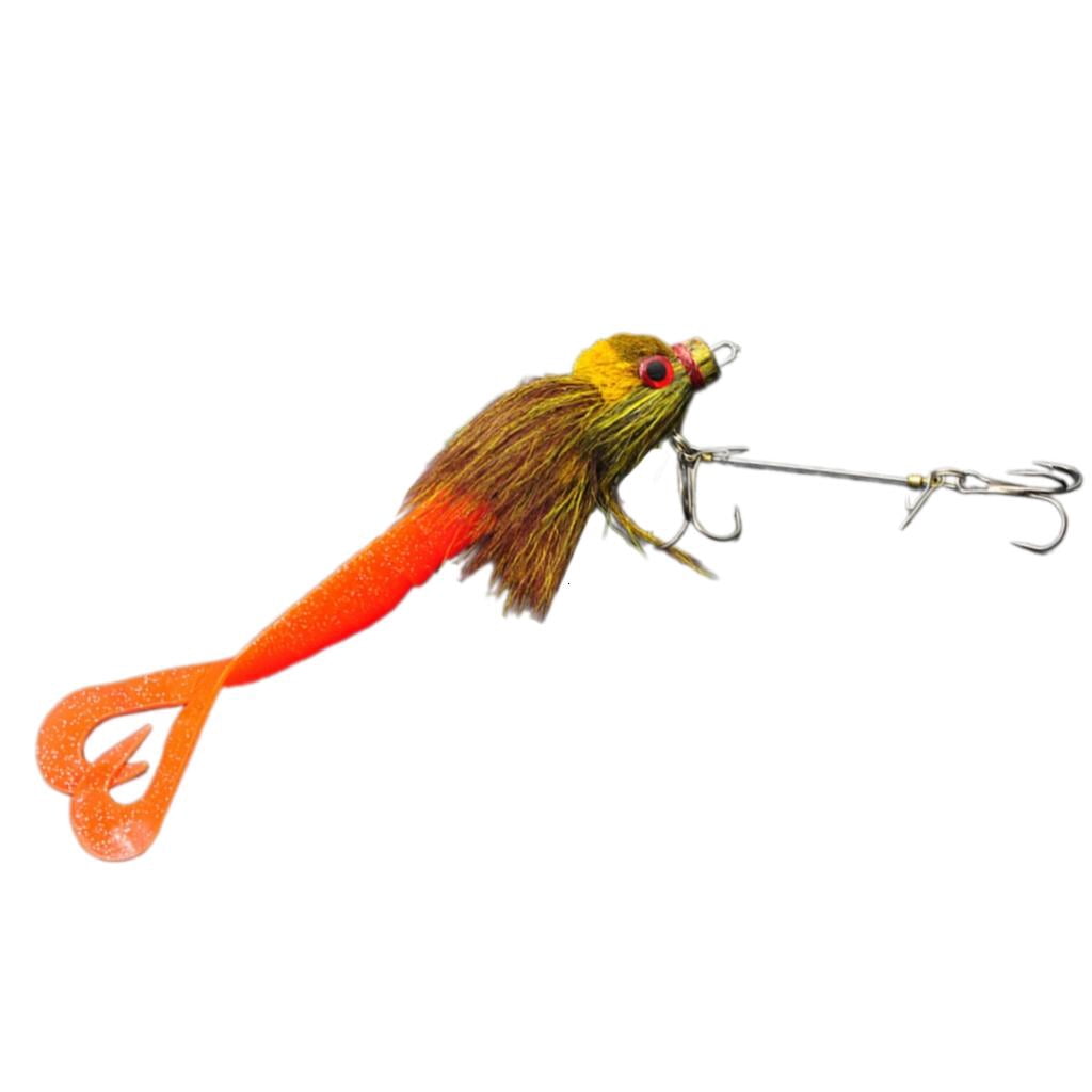 YIGSECU Fishing Hair Lure Resin Construction for Saltwater Artificial ...