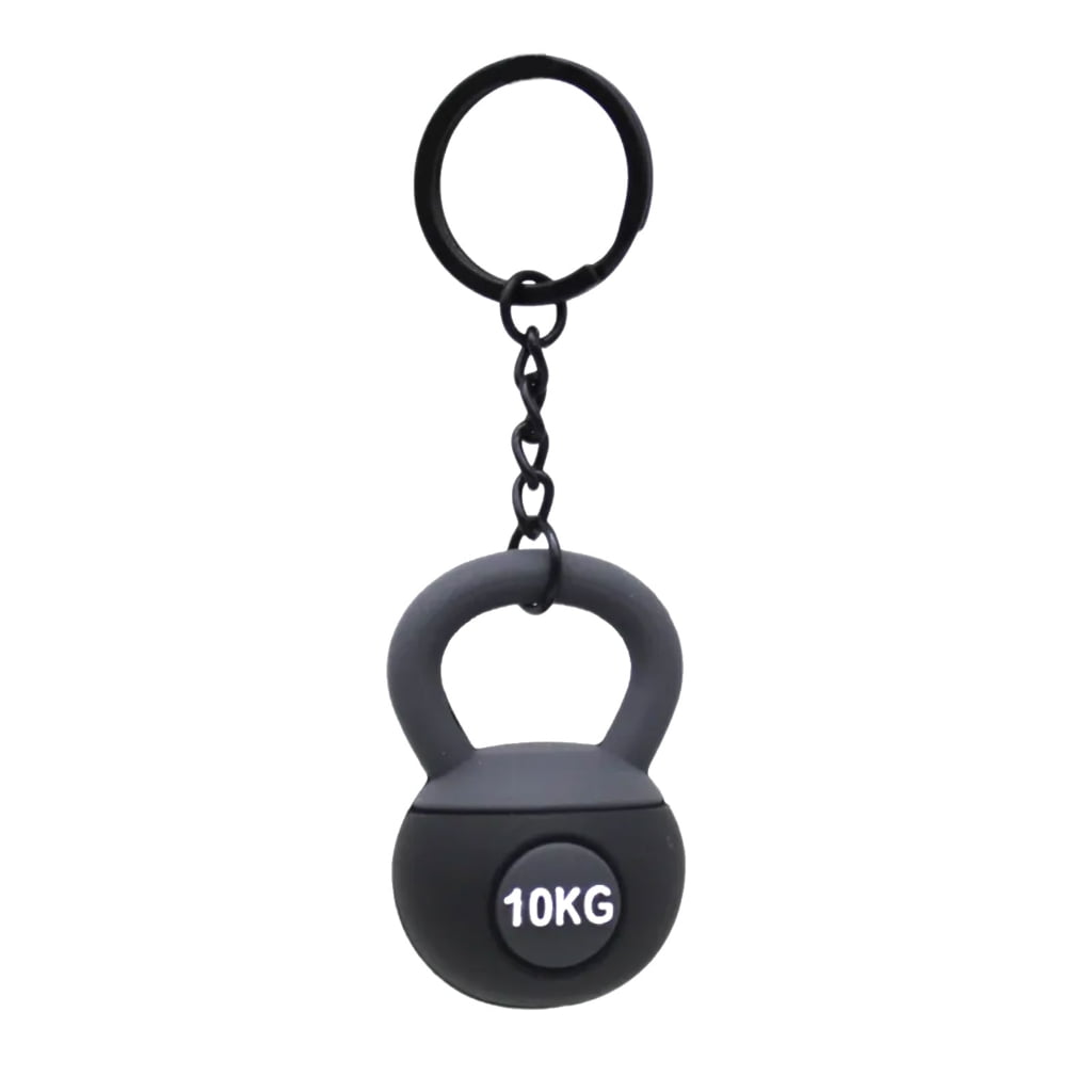 YIGSECU Fitness Inspired Kettlebell Keychain Unique Sports Keychain ...