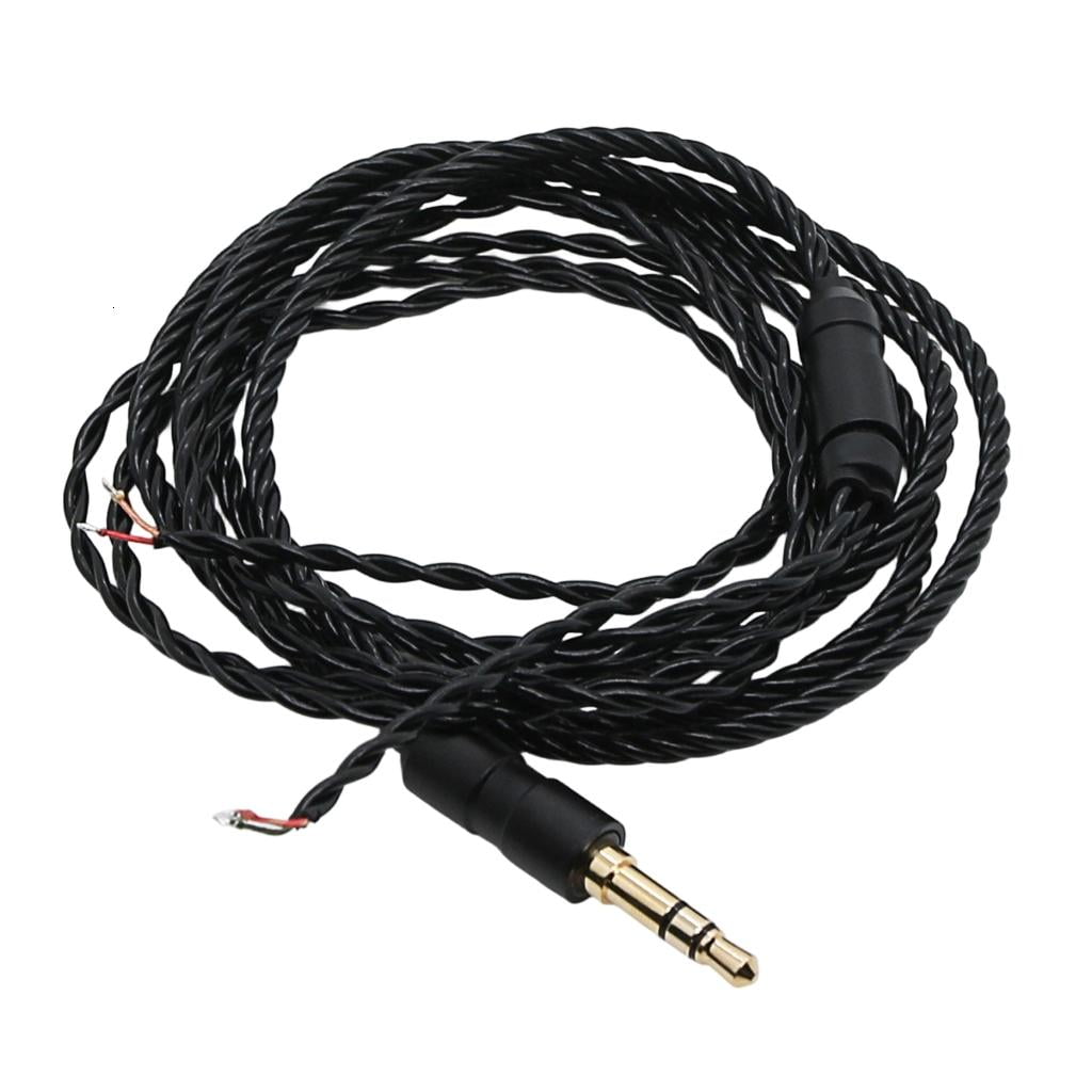YIGSECU Flexible Auditory DIY Headphone Wire With 3.5mm Plug For ...