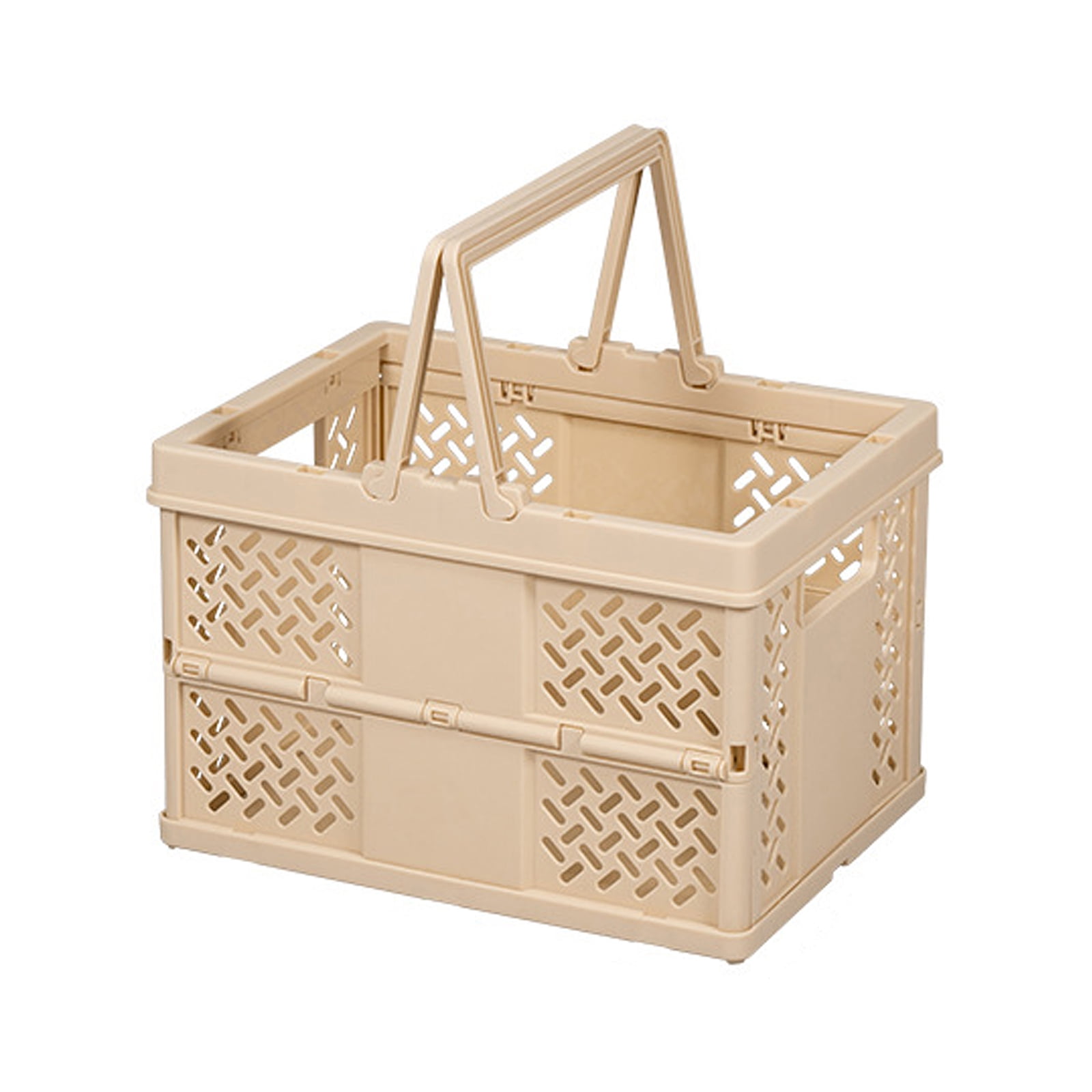 YIGSECU Foldable Basket Stacking Box Clutter Storage Box for Makeup ...