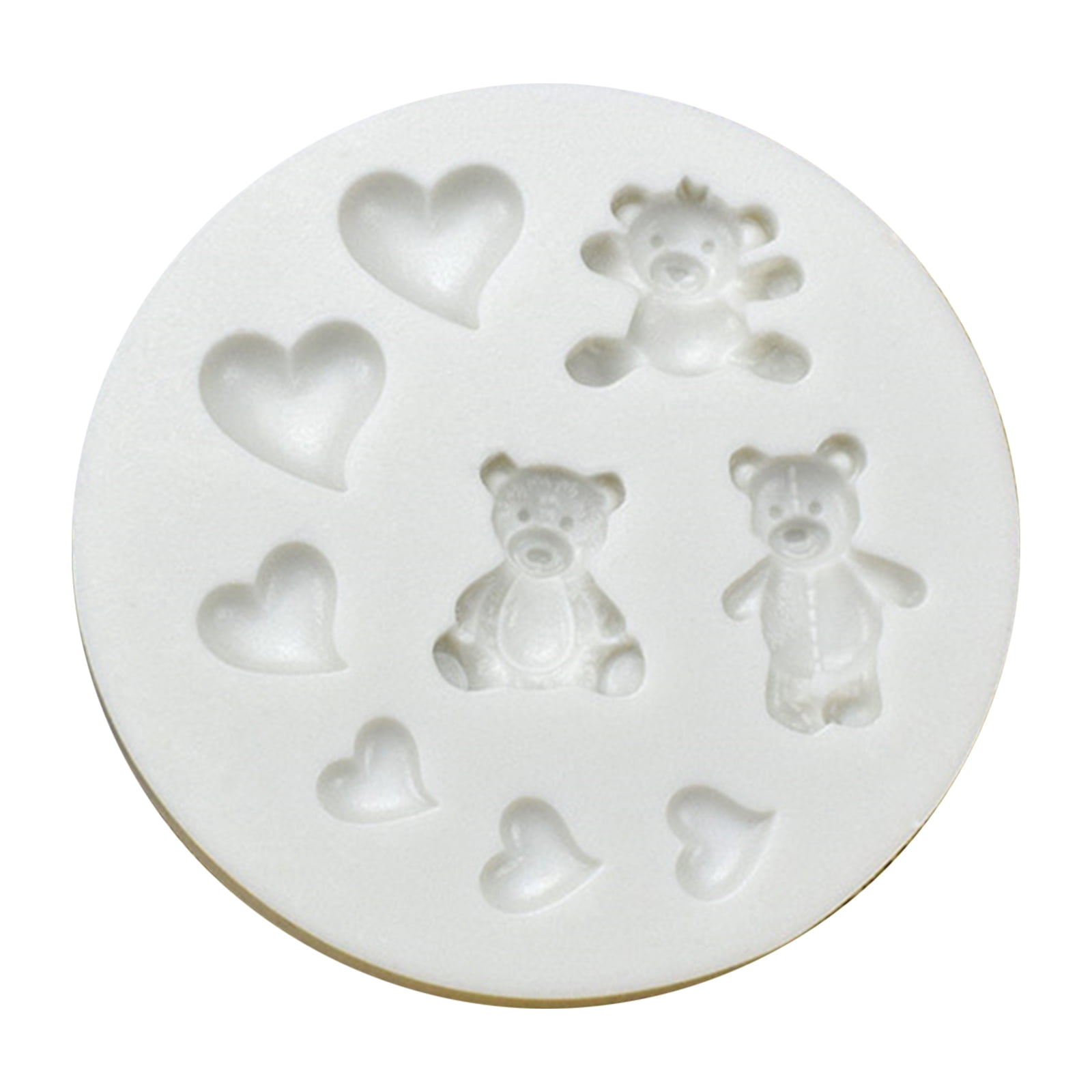 YIGSECU Fondant Molds Chocolate Mold DIY Cake Decorating Tool Bear ...
