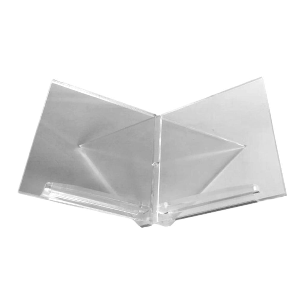 YIGSECU Frame Acrylic Book Holder Transparent Acrylic Book Stands, for ...