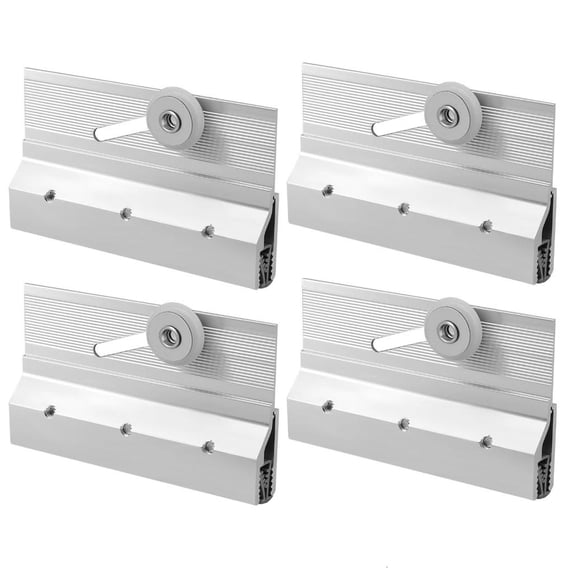YIGSECU Frameless Shower Door Rollers with Adjustable Mounting Brackets ...