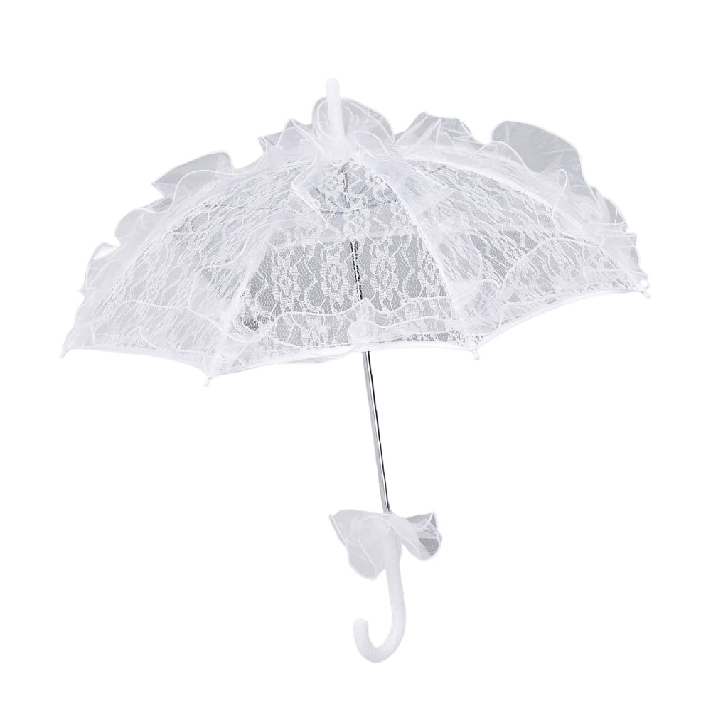 YIGSECU French Styles Lace Umbrella Wedding Parasol for Various Formal ...