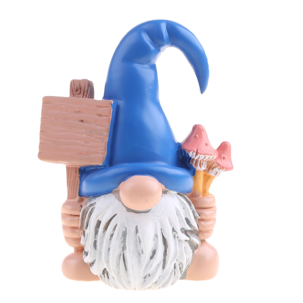 YIGSECU Garden Statue Rainbow Flower Swedish Tomte Yard Decoration ...