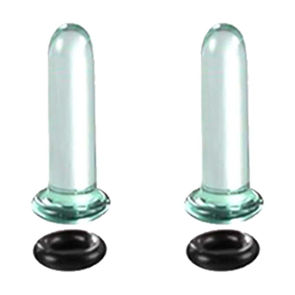YIGSECU Glass Ear Stretching Set ncludes 1.6 7mm/7.5 12mm Plugs with O ...