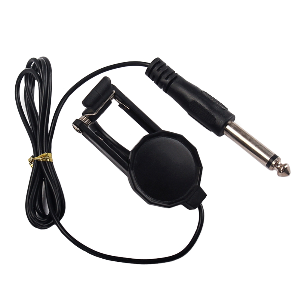 YIGSECU Guitar Acoustic Clip On Pickup General Piezo Microphone for ...