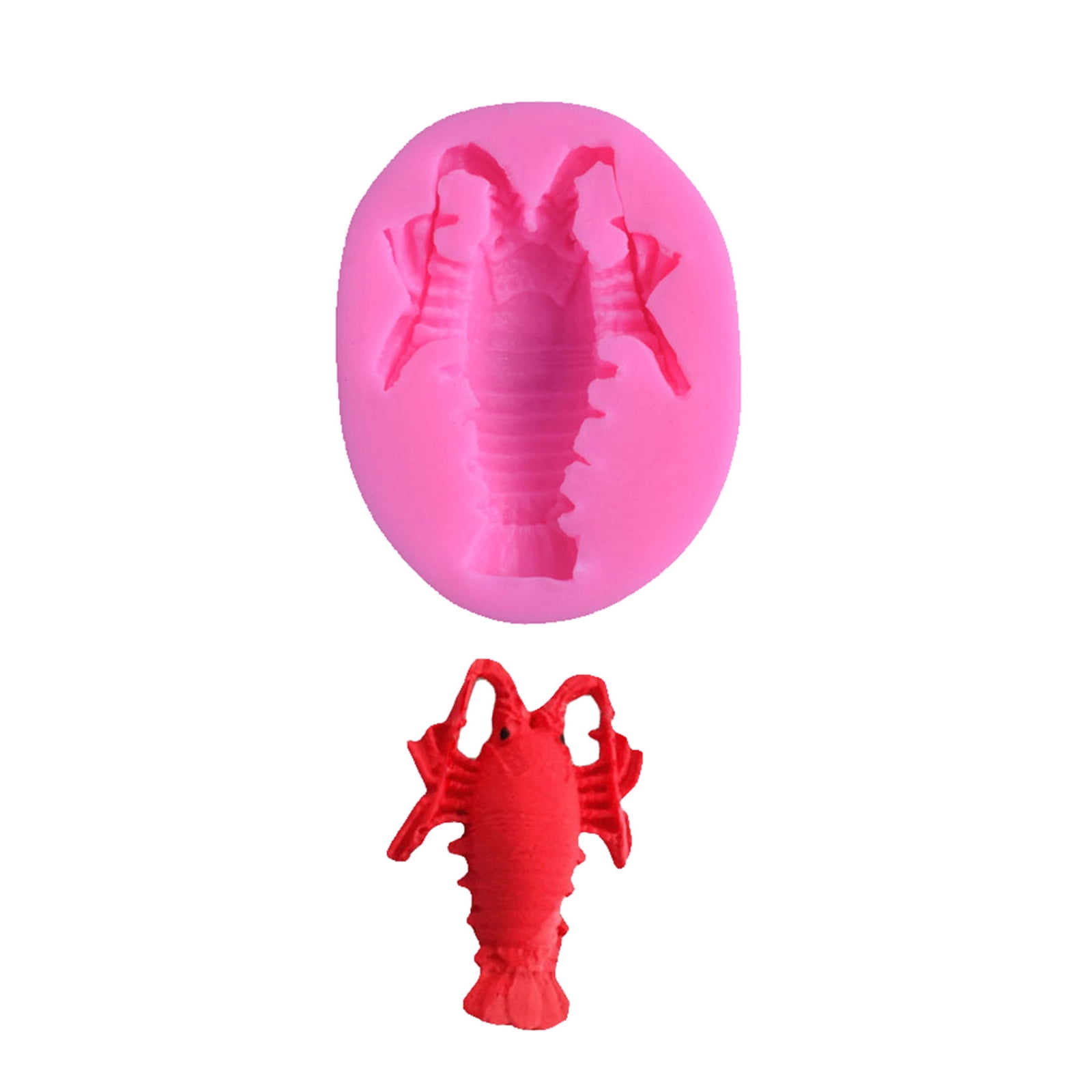 YIGSECU Heat Resistant Lobsters Silicones Pastries Molds for Puddings ...