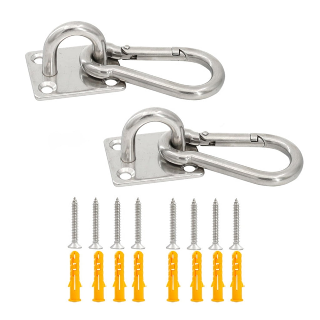 YIGSECU Heavy Type Swing Hangers Carabiner Clip Gym Equipment Load ...