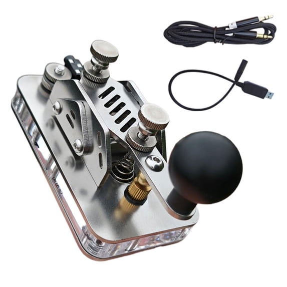 YIGSECU High Quality Stainless Steel and Aluminum Morse Code Key ...