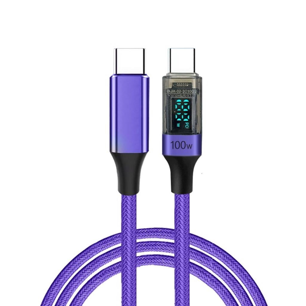 YIGSECU Highly Speed 100W USB C to USB C Intelligent Charging Wire USB ...
